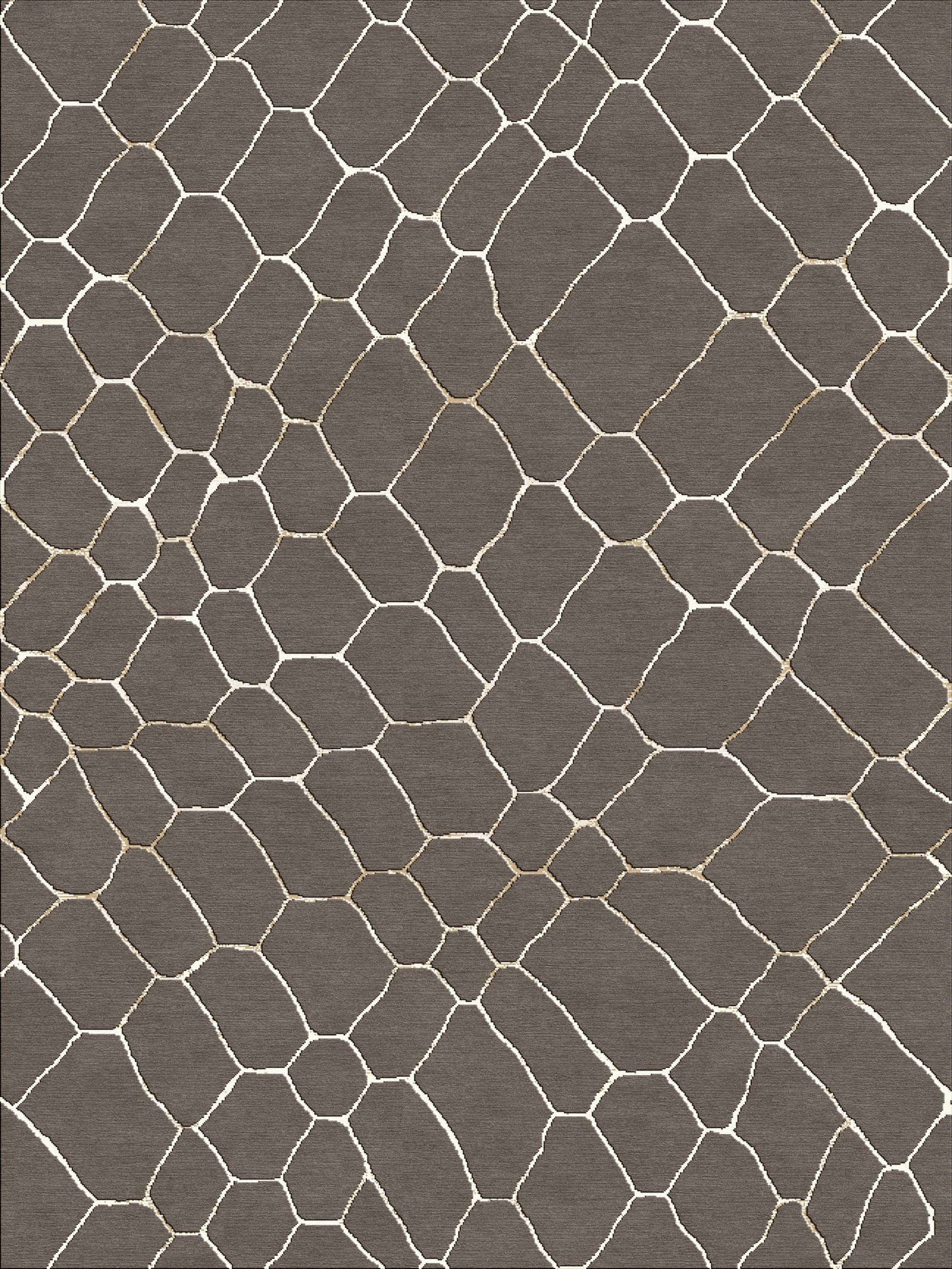 STARK Brayson Hand-Tufted Geometric Custom Rug