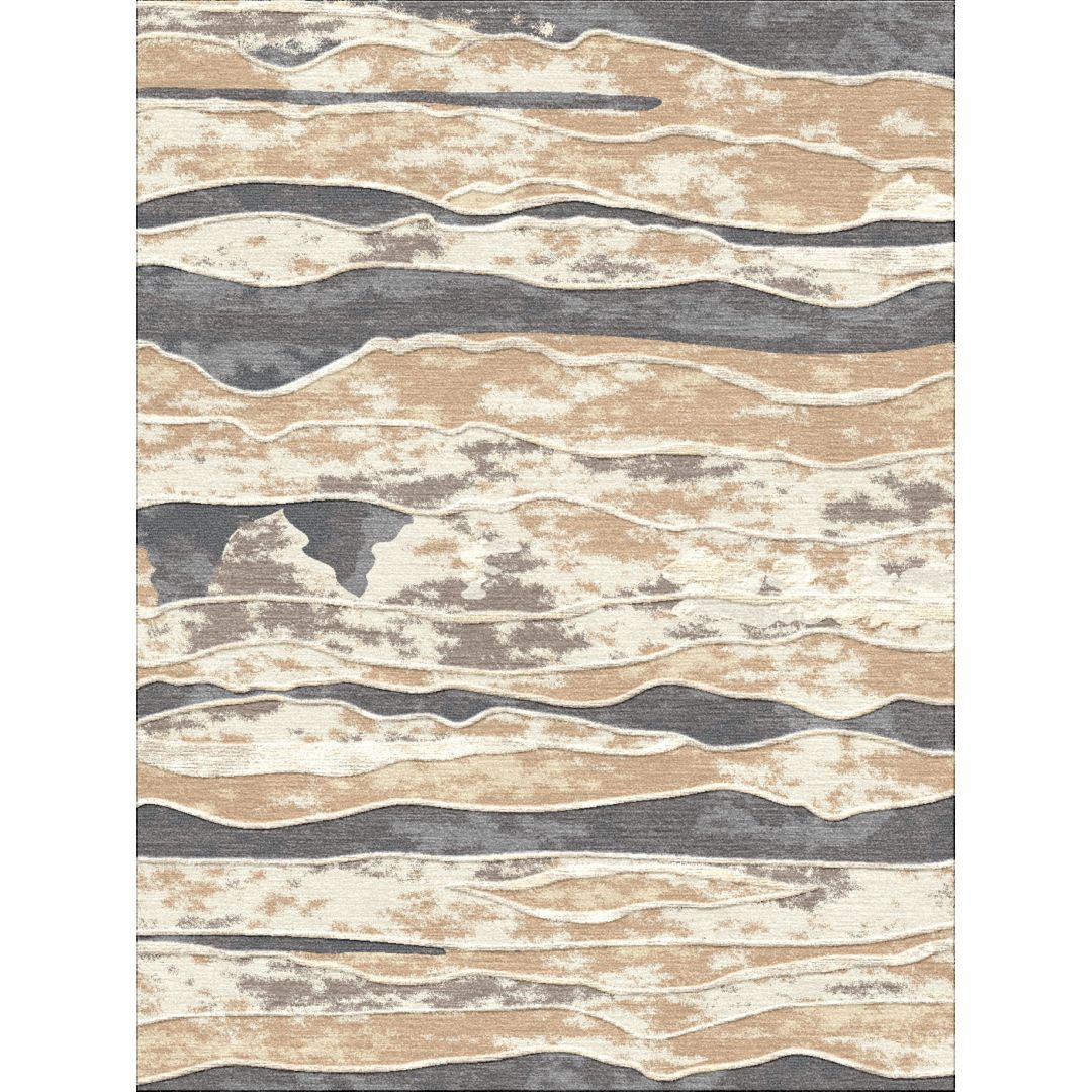 Jason Hand-Tufted Rug with Abstract Terrain Design