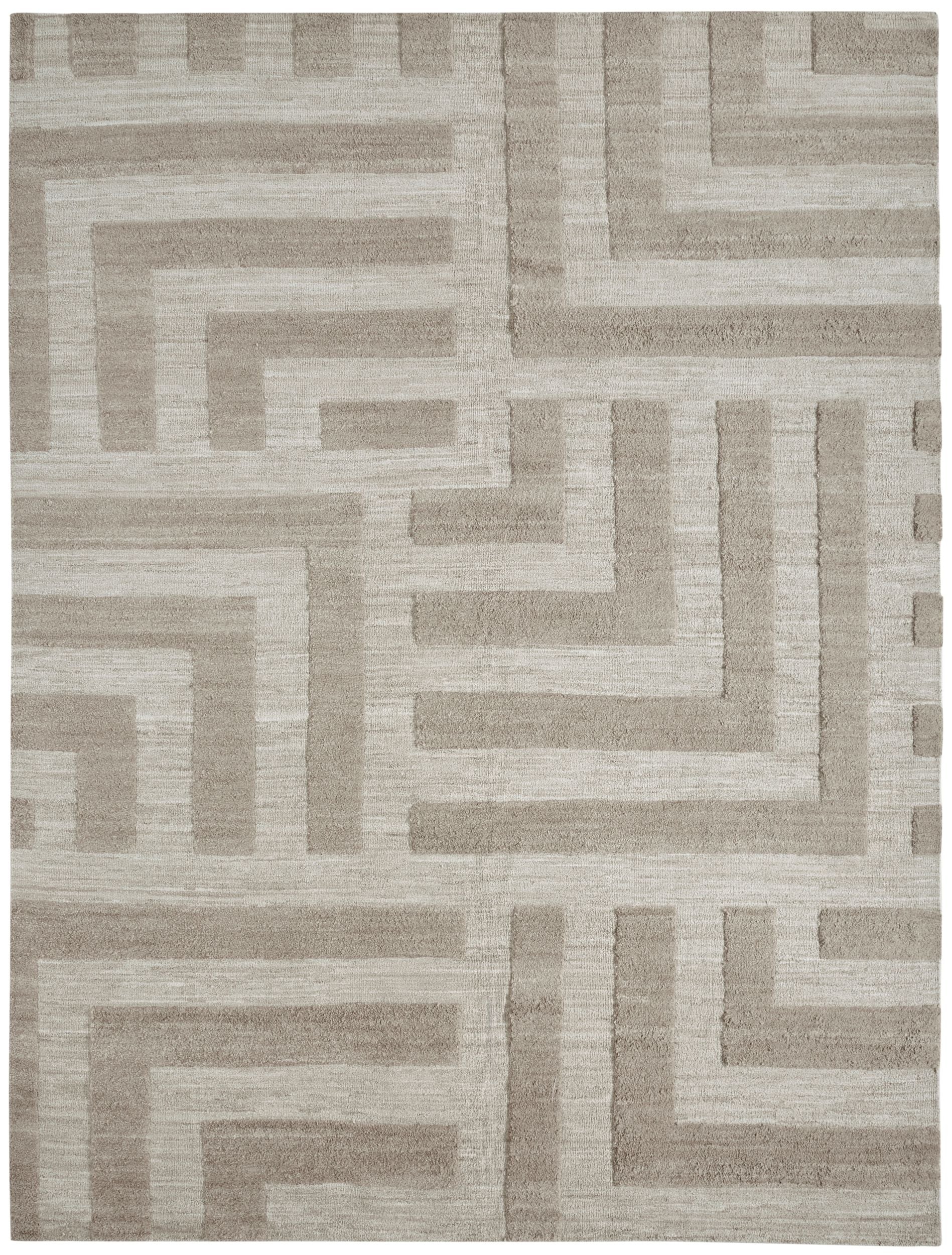 Umar Hand-Knotted Performance Geometric Rug