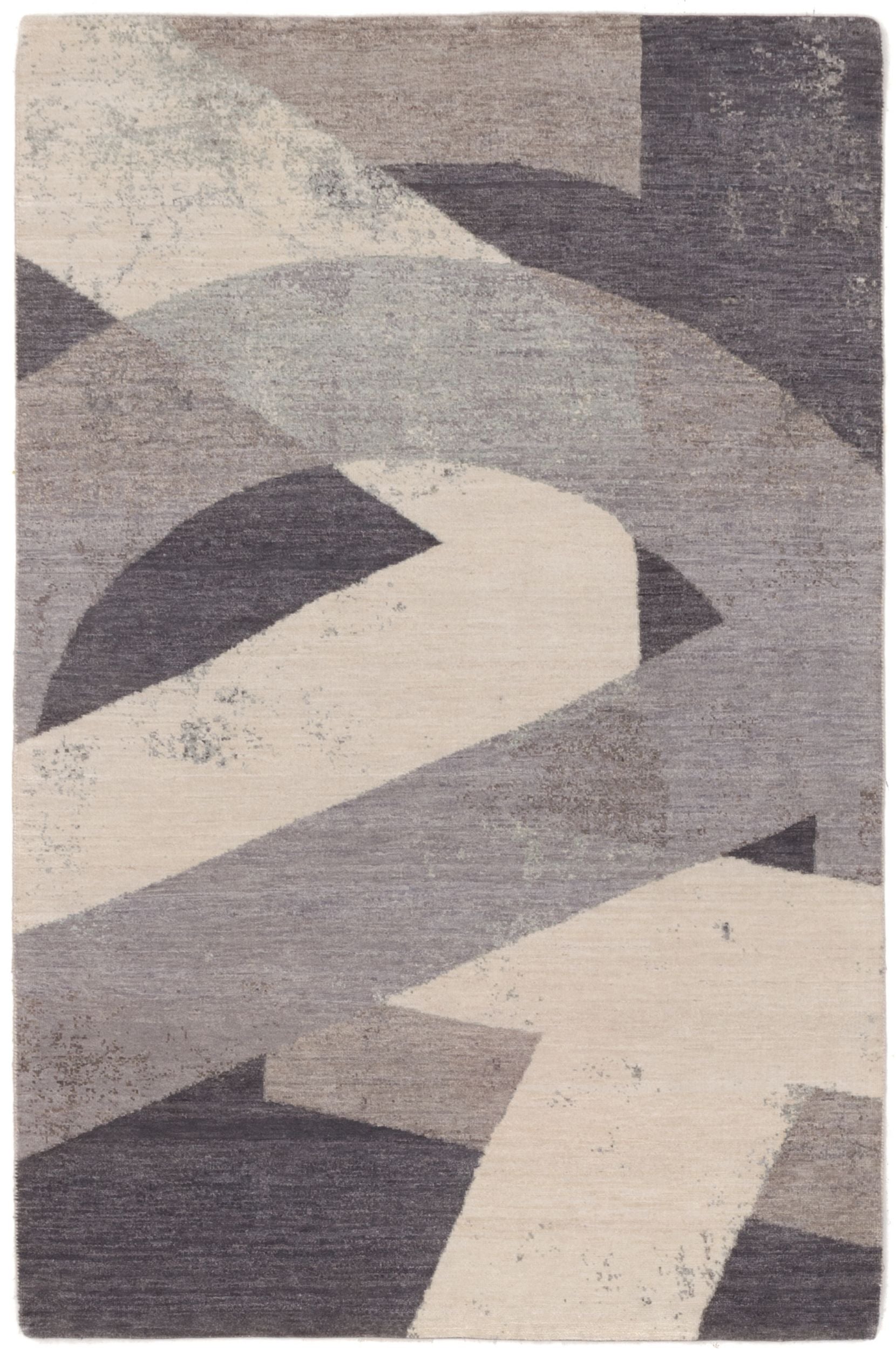 STARK Anca - Silver Abstract Rug