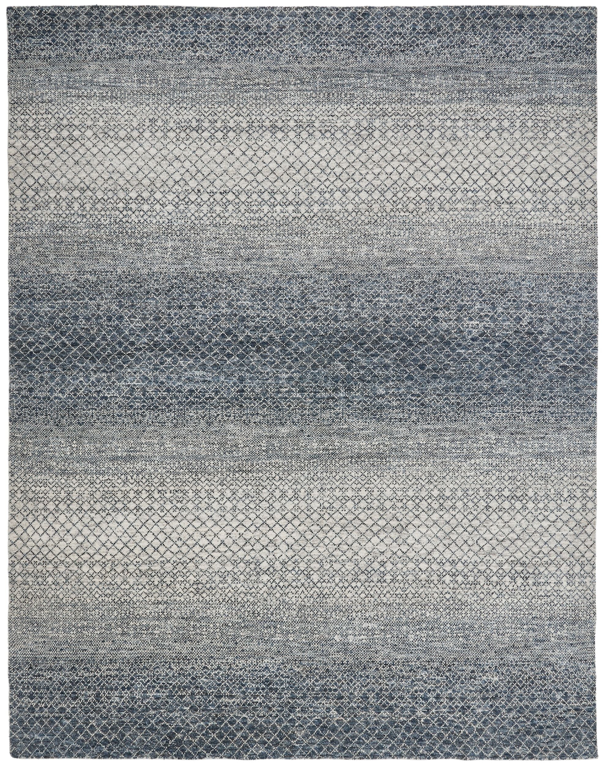 STARK Drew Wool Blend Hand-Knotted Geometric Rug