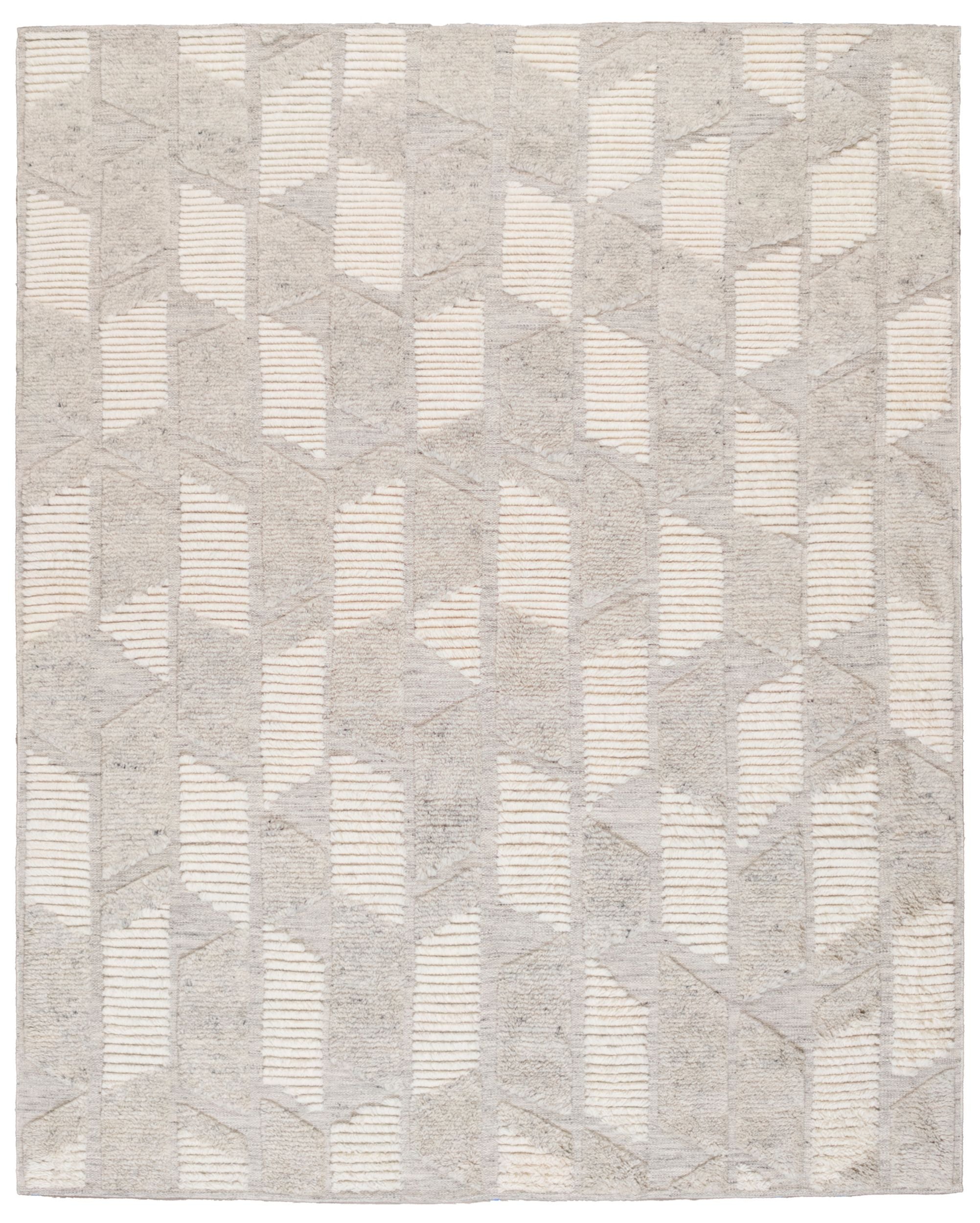 STARK 100% Wool Hand-Knotted Geometric Rug