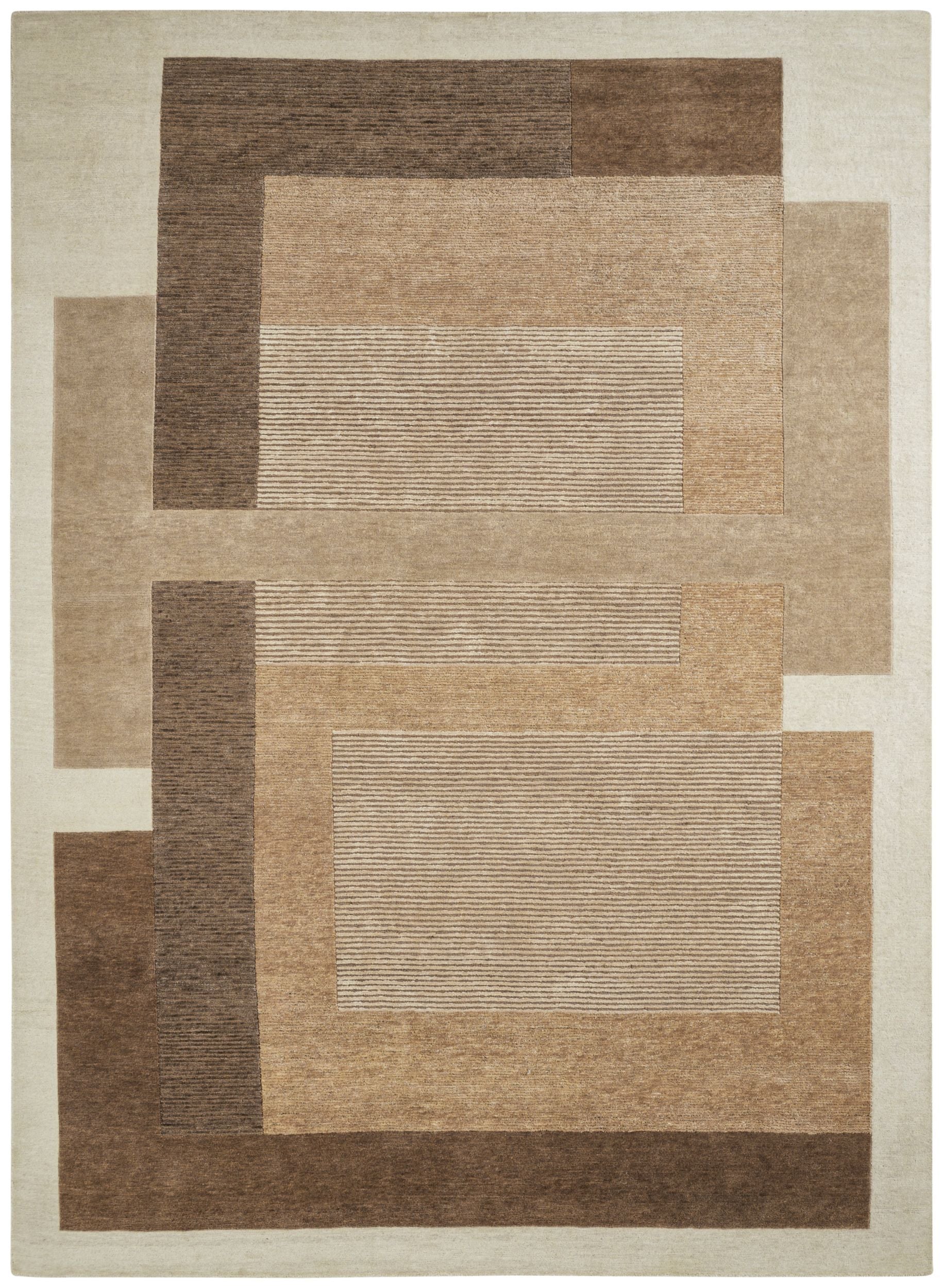 STARK Manami Hand-Knotted Geometric Rug