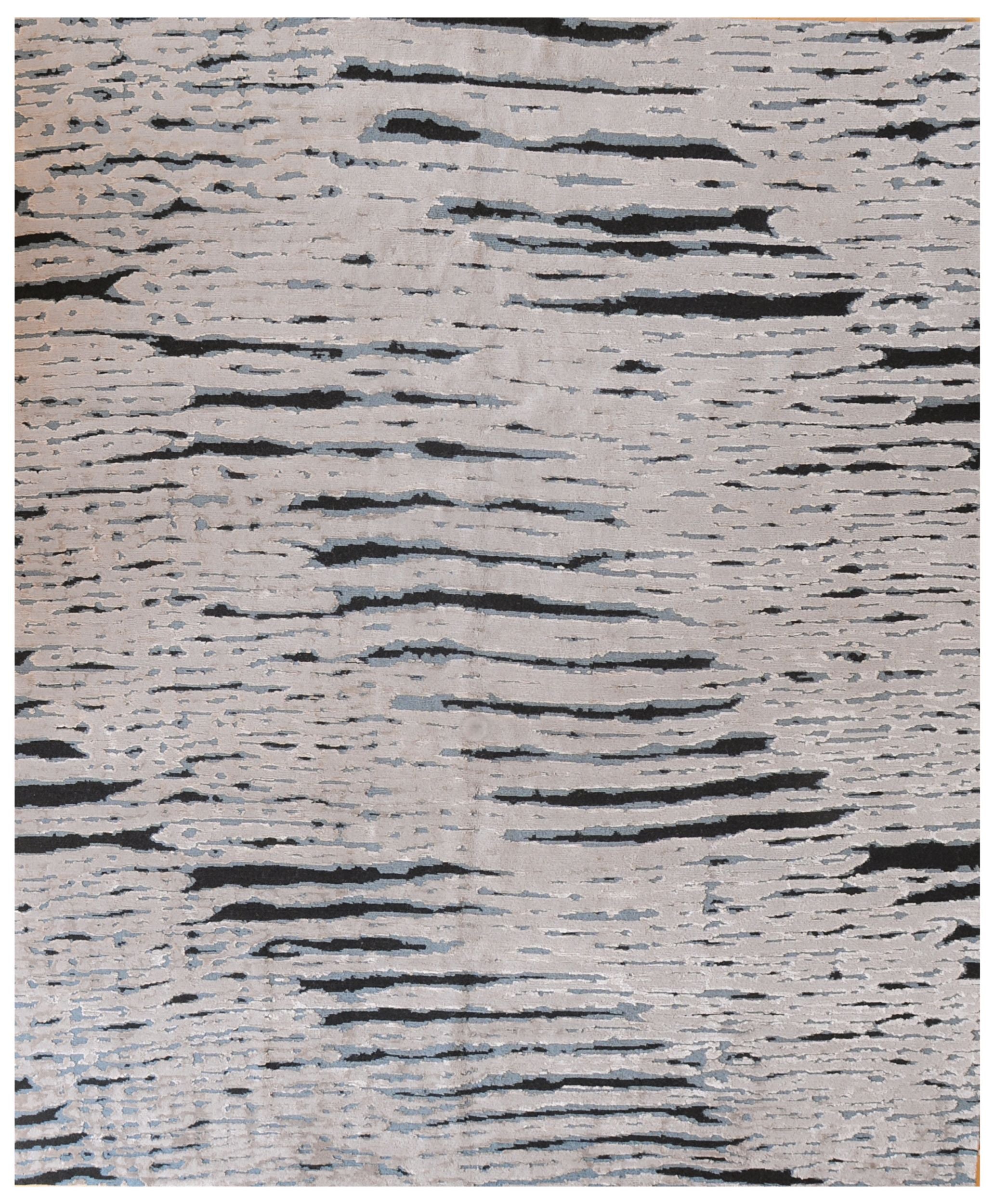 STARK Doffing Hand-Knotted Geometric Rug