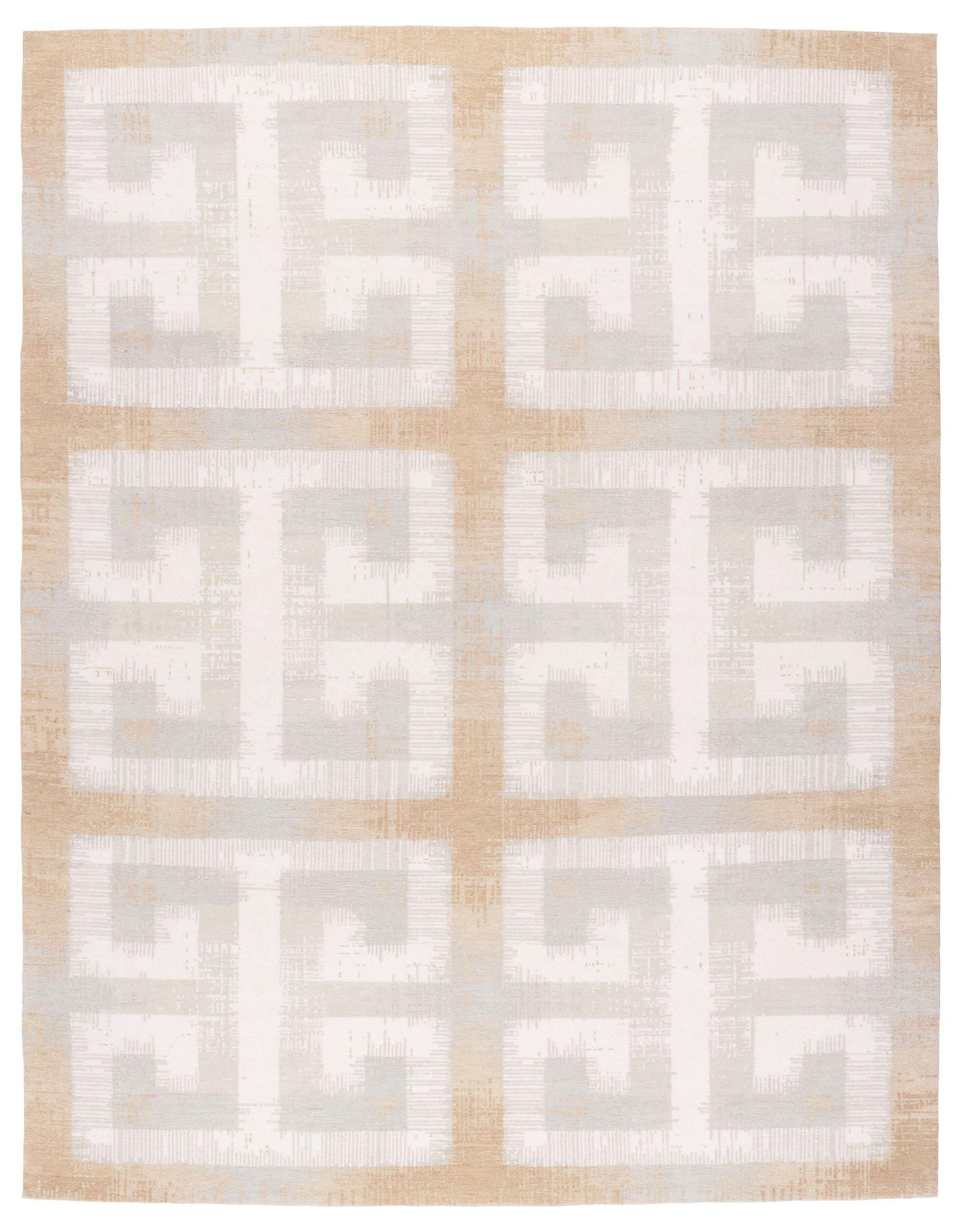 Ellian Hand-Knotted Nepalese Silk Blend Rug