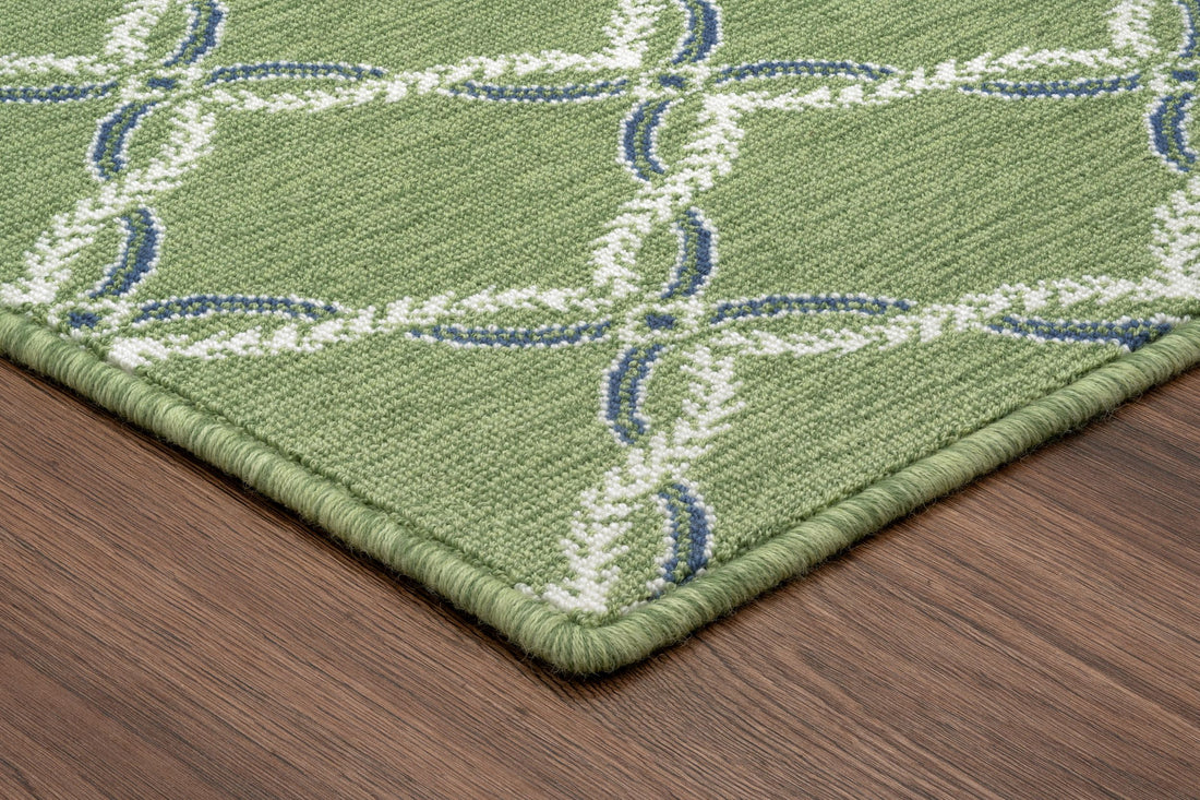 Sylvie French Country Wool Carpet with Floral Foliage Design
