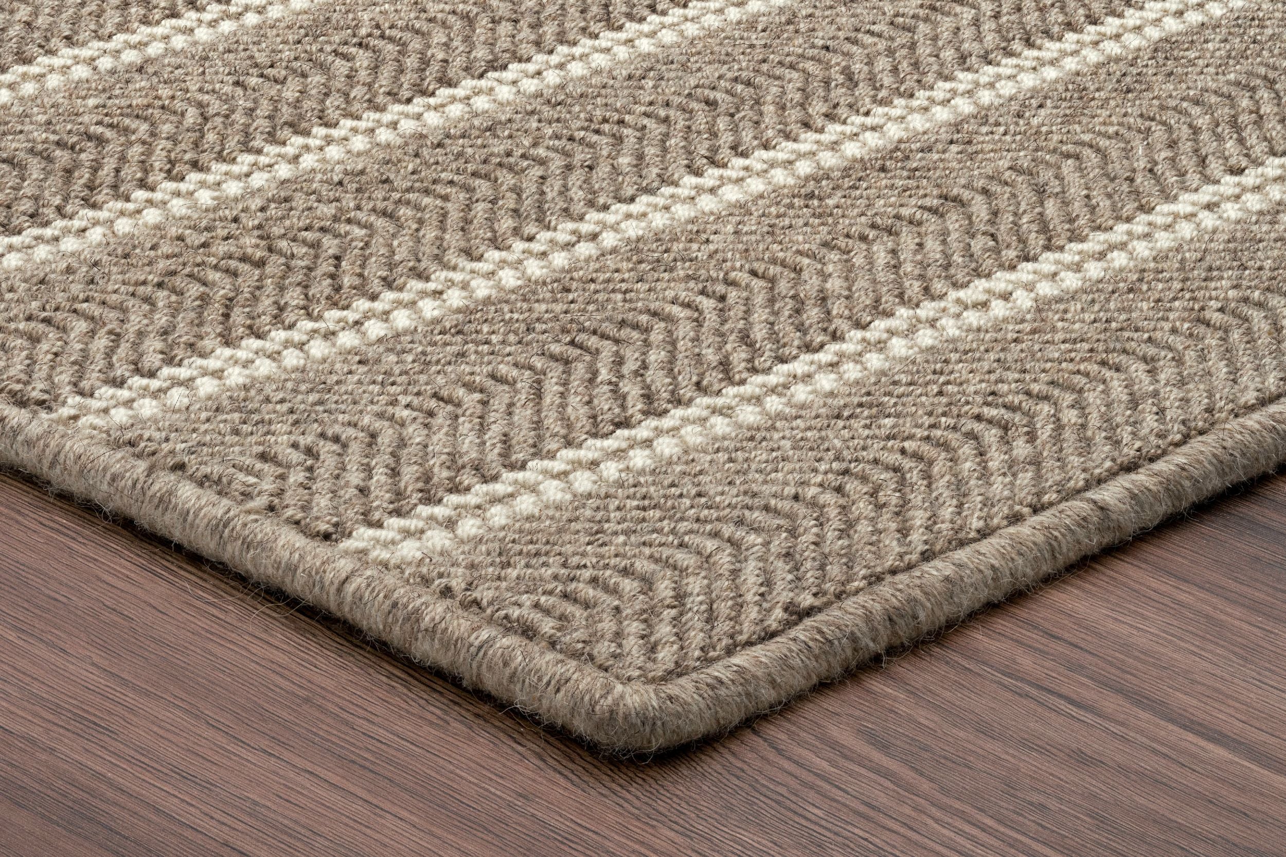 Timberline Wool Hand-Woven Striped Carpet